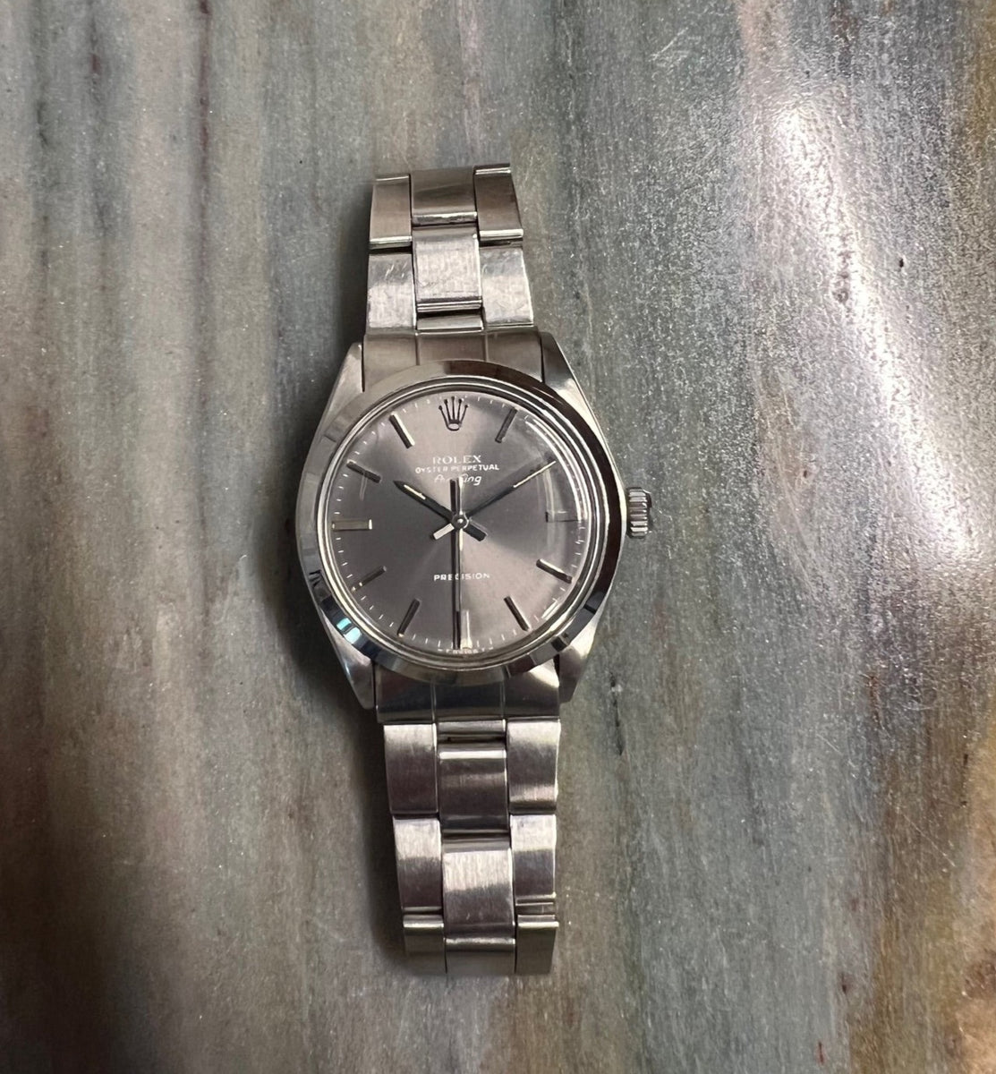 Rolex Stainless Steel Silver Air-King Watch | Veralet