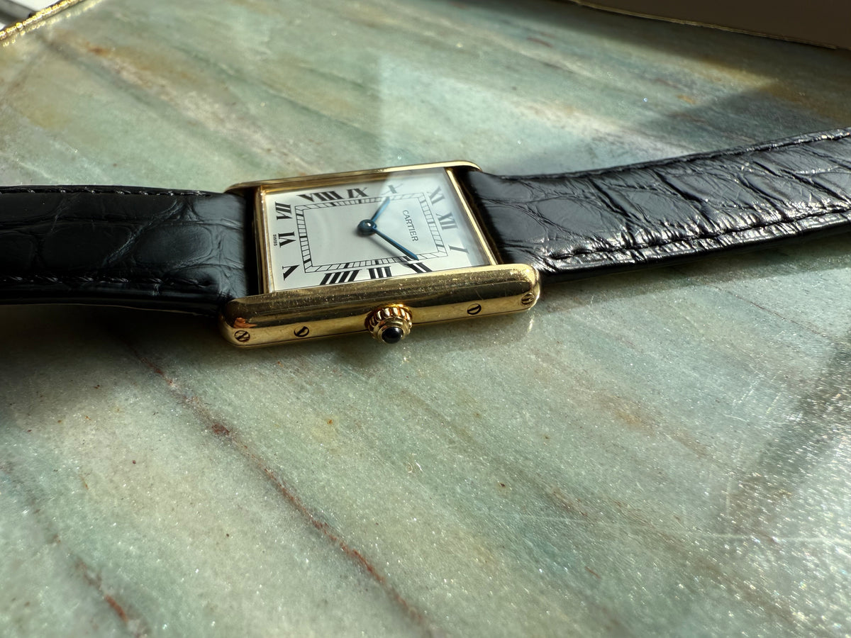 Cartier 18K YG Tank Quartz Wind Watch | Veralet