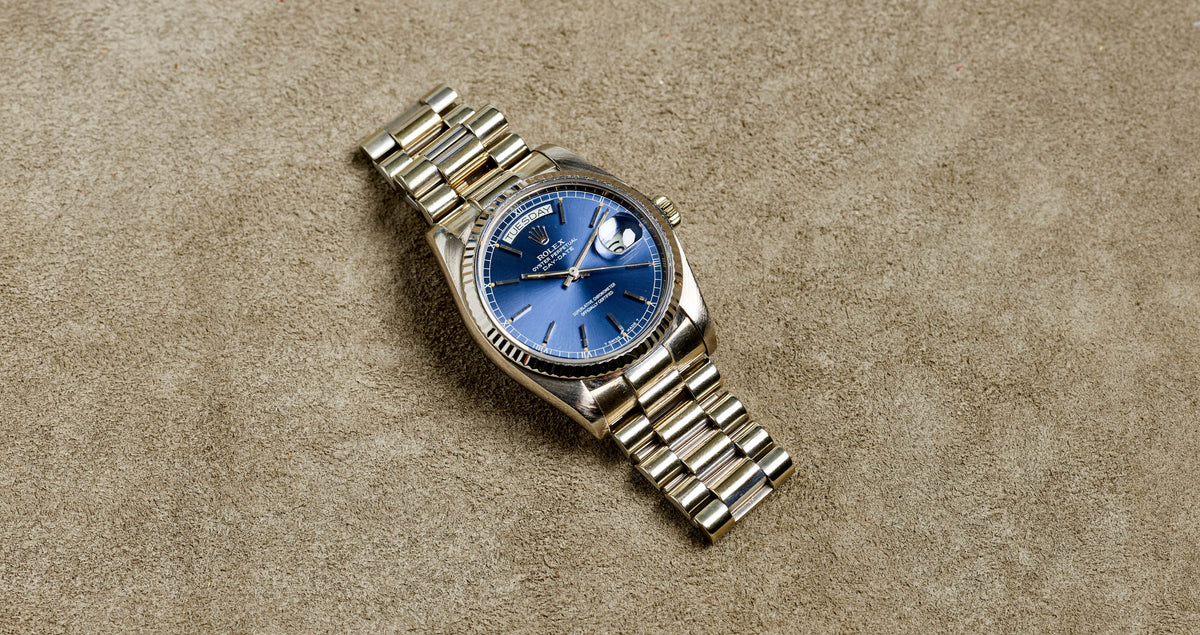 Rolex 18K White Gold Day-Date President Watch | Veralet