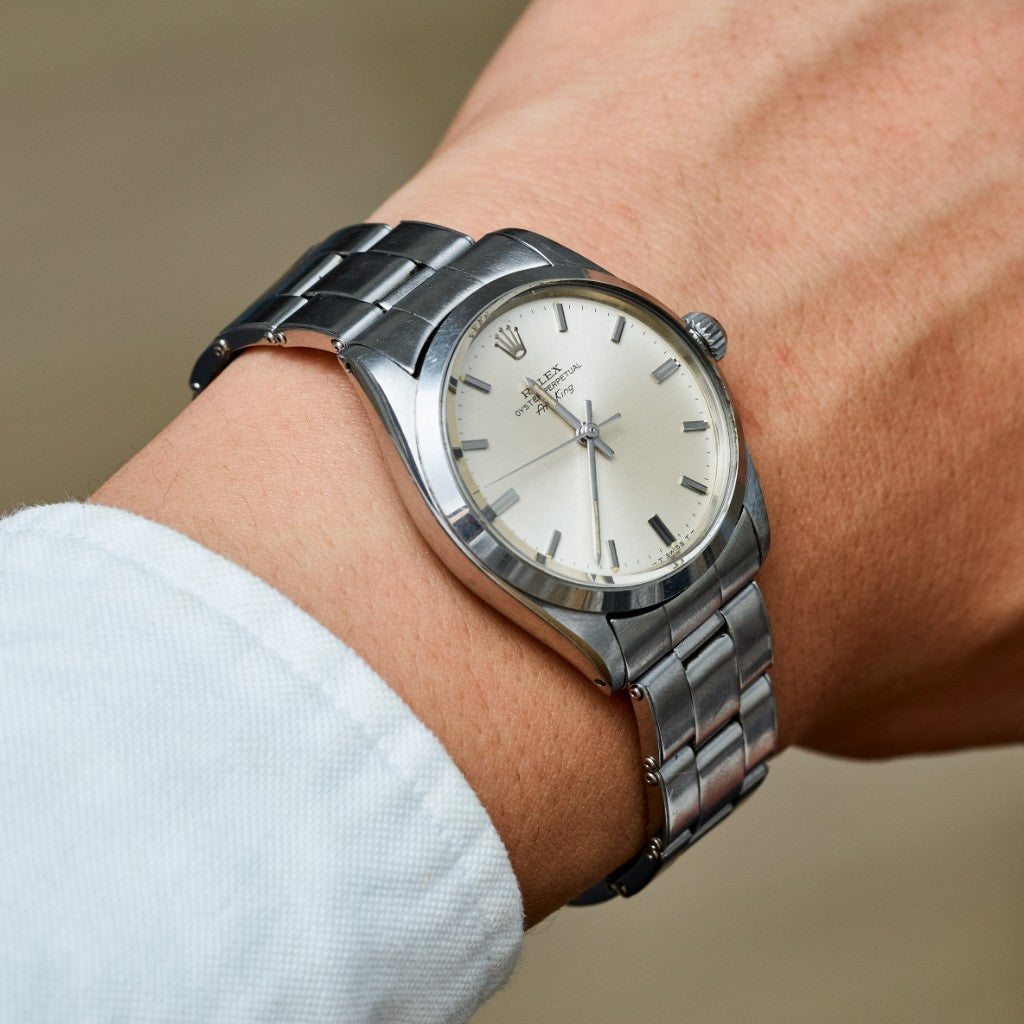 Rolex Stainless Steel Silver Air-King Watch | Veralet