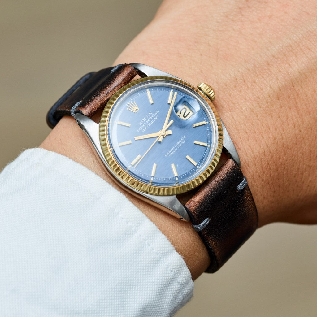 Rolex TT Blue Wave Datejust Vintage Watch | Veralet